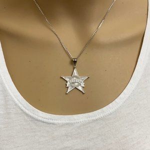 Element Shine | Jewelry | K Solid Gold Star Sheriff Badge Public Public ...